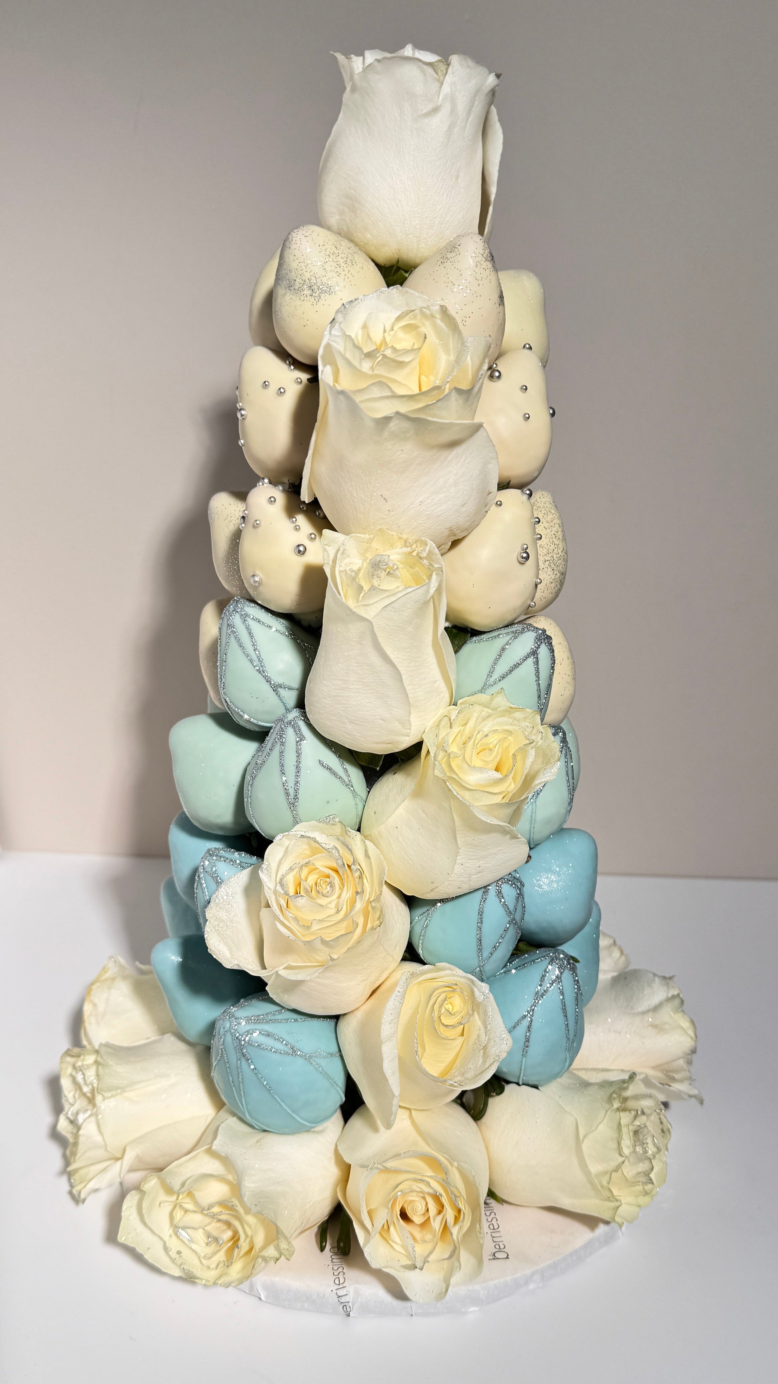 "Ivy" Belgian Chocolate Covered Strawberry Tower – Berriessimo
